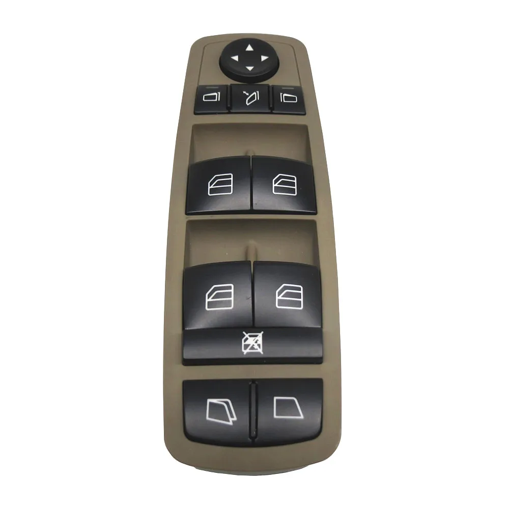 Power Window Master Switch A2518300390 2518300590 Brown For Mercedes ...
