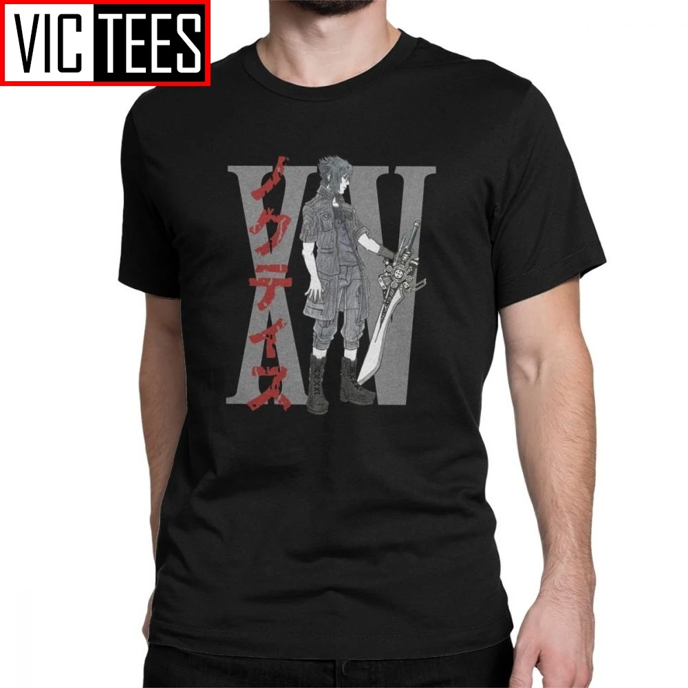 Unique Final Fantasy Soldier Squall T-shirts Men Pure Cotton T Shirt ...