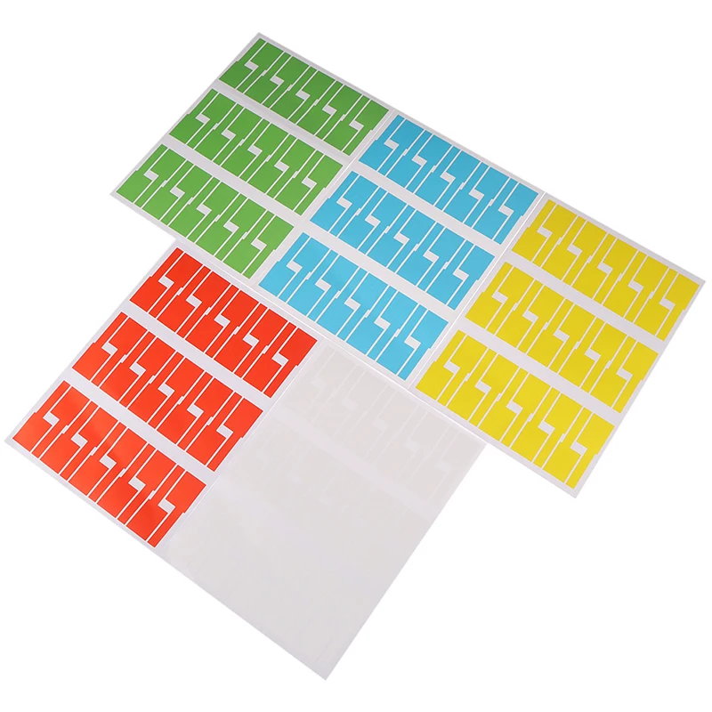 30pcs-sheet-Self-adhesive-Cable-Sticker-Waterproof-Identification-Tags ...