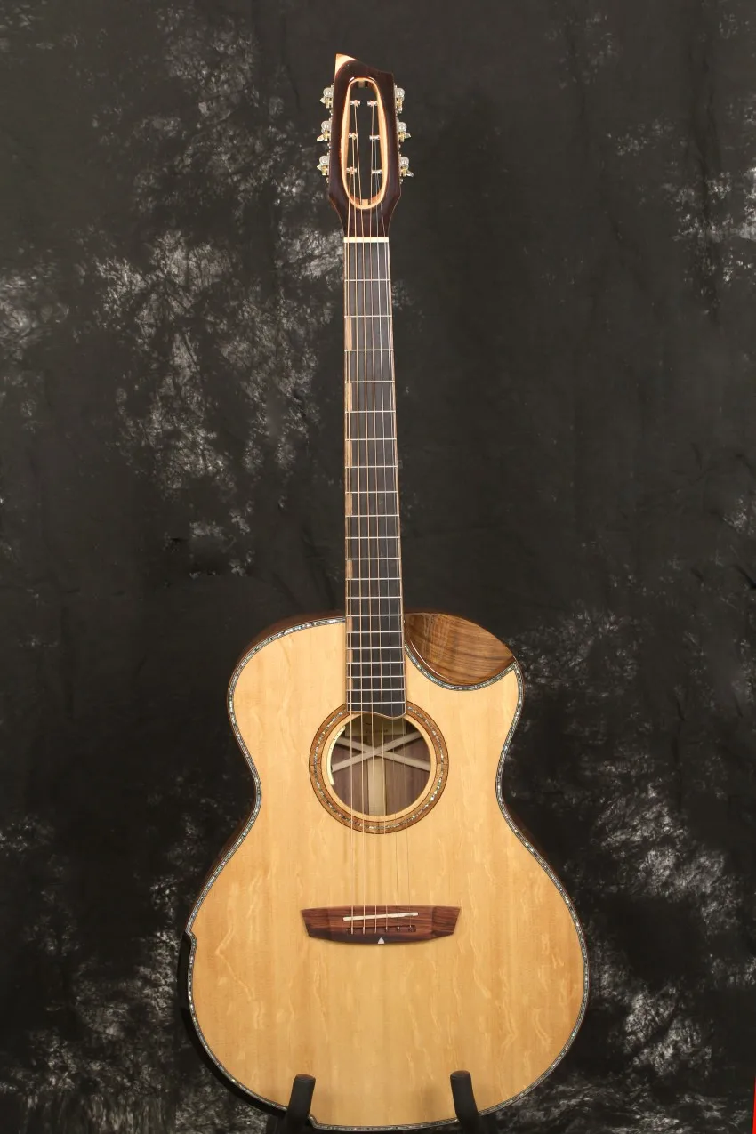 Free delivery 41 inch AAAA bear claw pattern Sitika wood back side AAAA ...