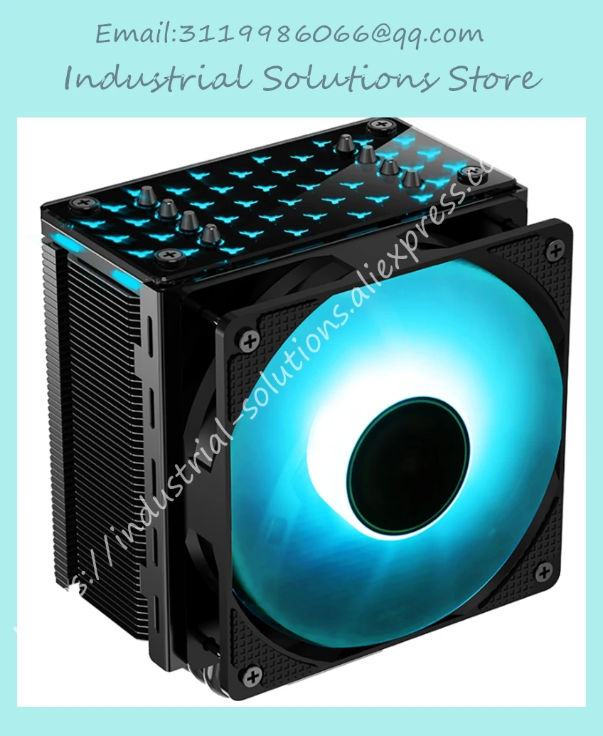 CR 201 Honeycomb RGB Aura Color Control Pure Copper Heat Pipe Tower PC ...