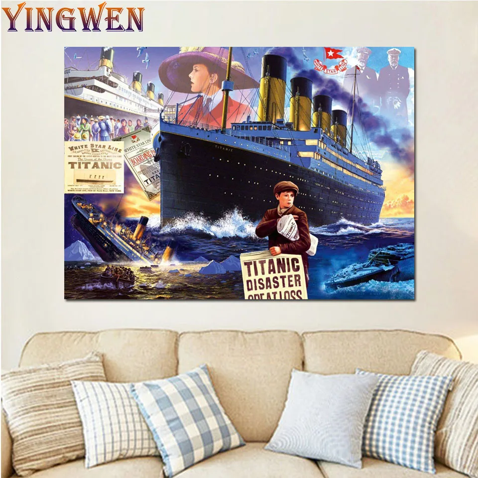 Full-Diamond-Embroidery-Titanic-5D-Diamond-Painting-Movie-Full-Drill ...