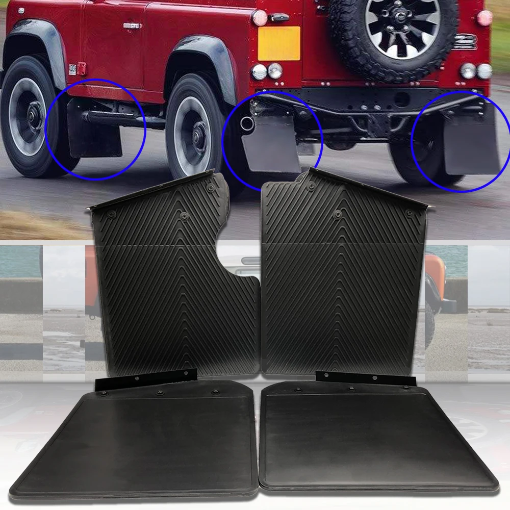 Front-Rear-Mud-Flaps-For-land-rover-defend-90-Mudflaps-Splash-Guards ...