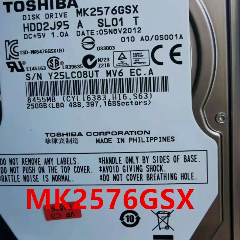 Original New HDD For Toshiba 250GB 2.5" SATA 8MB 5400RPM For Internal ...