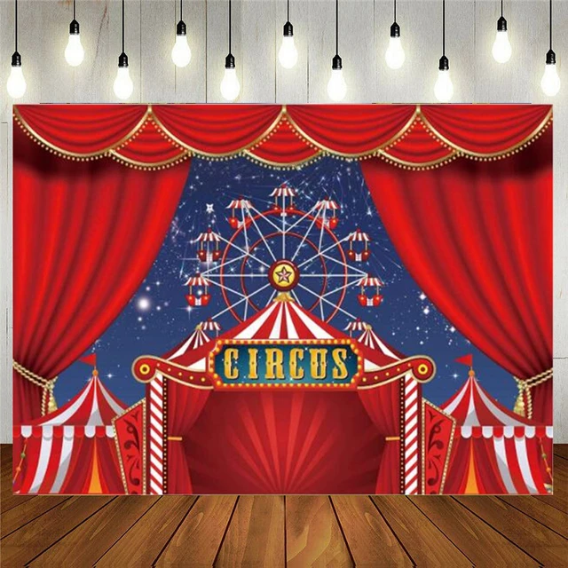 Circus Tent Interior Backdrop