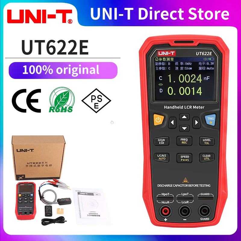 UNI T UT622A UT622C UT622E 디지털 용량 계 LCR 미터 커패시터 전자 부품 테스터| | - AliExpress