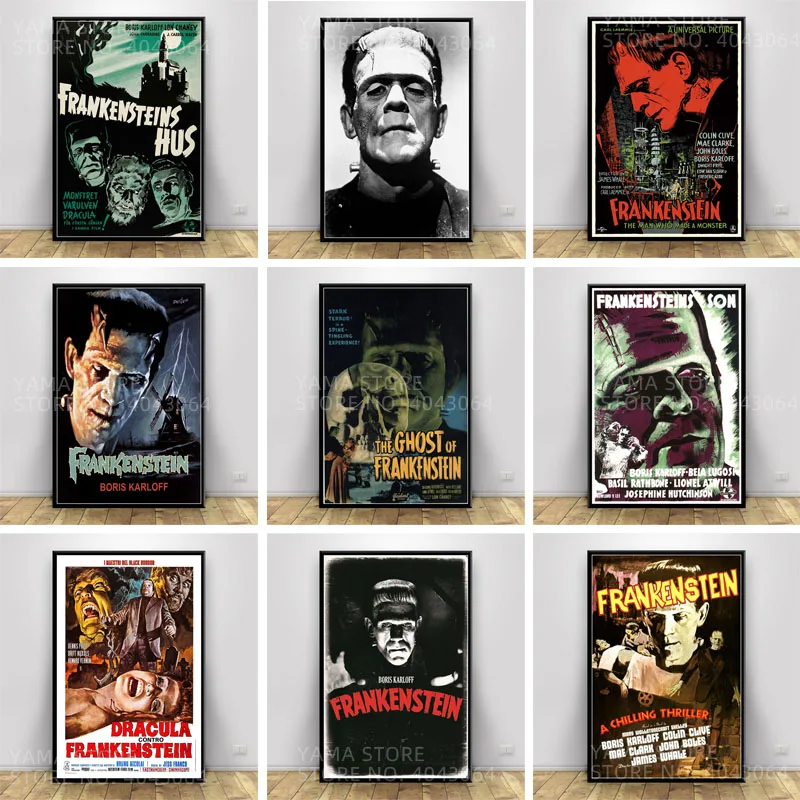 Classic Horror Monsters Posters