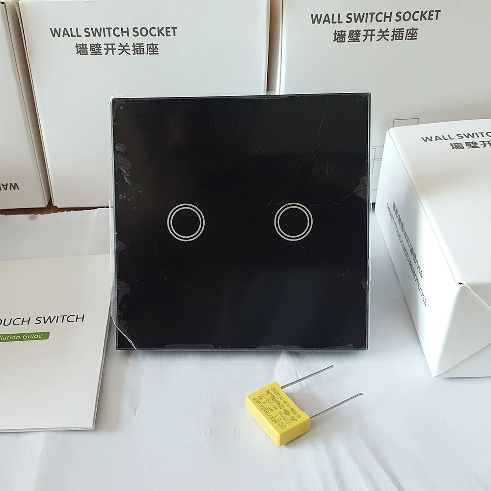Free Shipping, Light Switch Touch Panel, Home Power Switch 220V ...