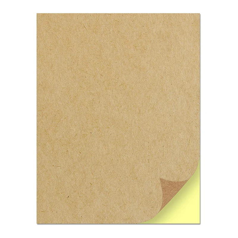 50-Sheets-A4-Matte-Kraft-Paper-Sticker-Label-Laser-Inkjet-Printer ...