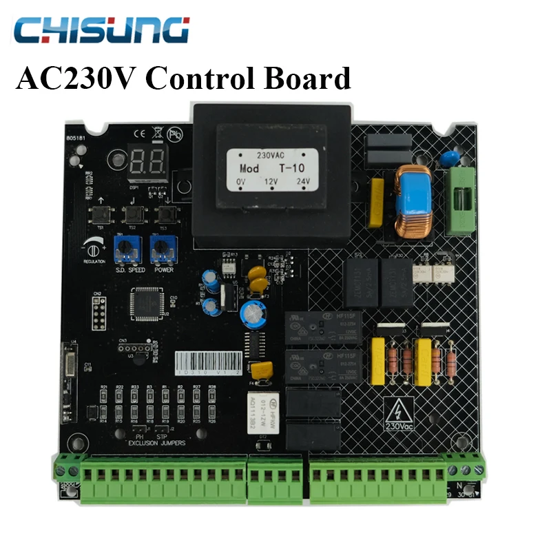 Automatic 220VAC Double Gate Control Board PCB LED Board For Dual Swing ...