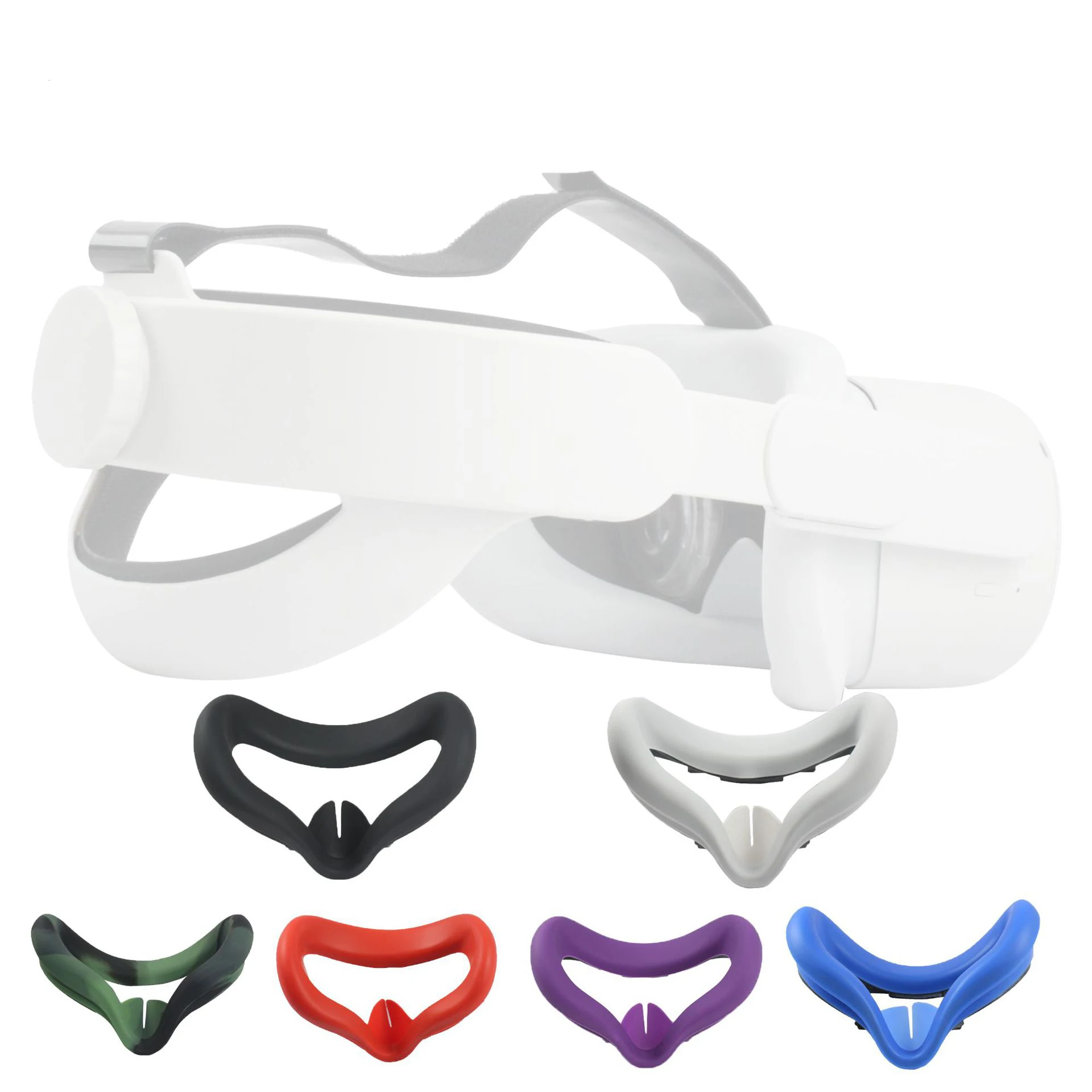 Cojín de repuesto para Oculus Quest 2, 2 piezas, soporte de cubierta ...