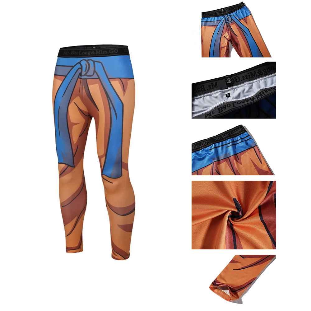 Anime Dragon Ball Z Angemon Son Goku Pants Cosplay Costume - AllCosplay.com