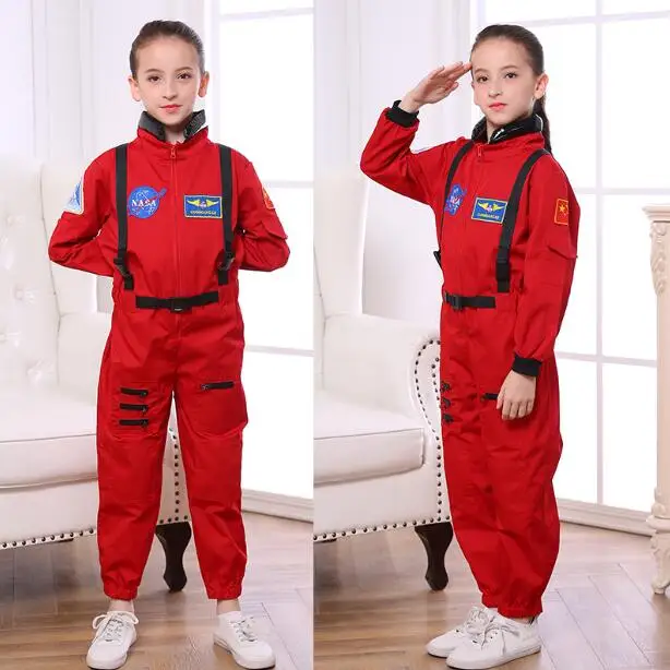 2020-Childrens-Party-Red-Astronaut-Costume-Role-playing-Halloween ...