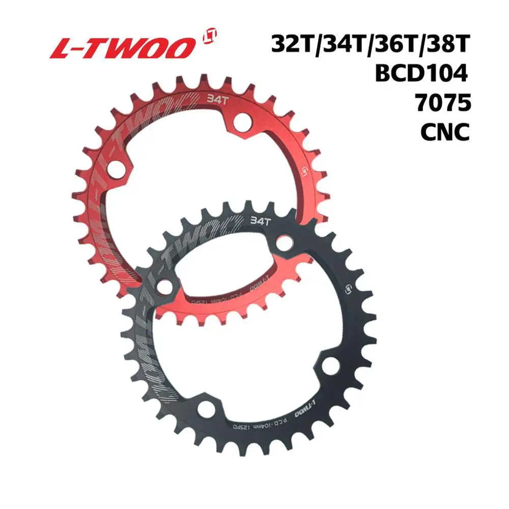 LTWOO-Round-Narrow-Wide-Chainrings-MTB-Mountain-bike-bicycle-104BCD-32T-34T-36T-38T-crankset ...