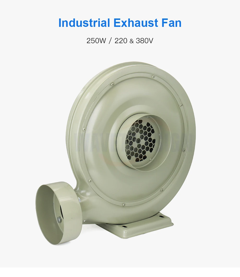 WaveTopSign 250W 220v 380v Exhaust Fan Air Blower Centrifugal for CO2 ...