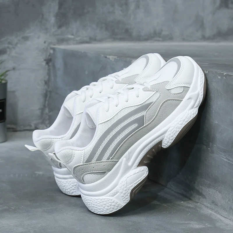 Новинка; женская повседневная обувь; кроссовки с вулканизированной ...