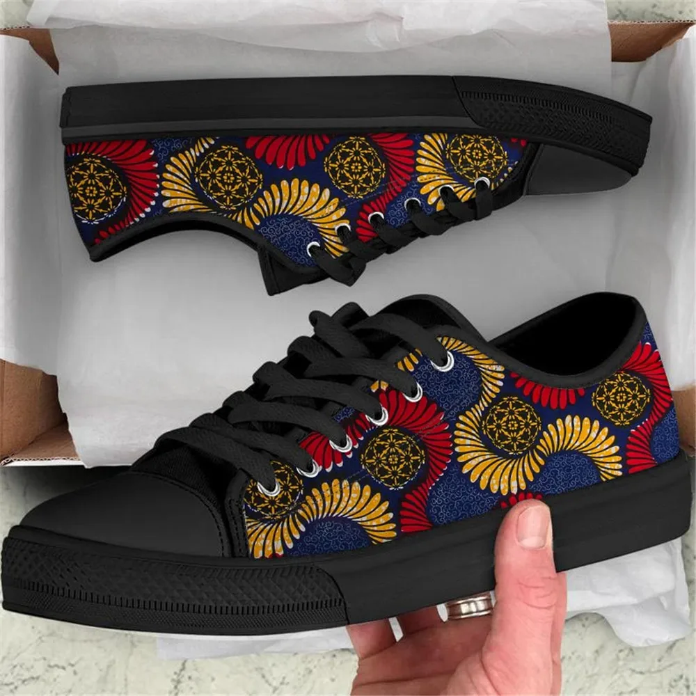 ELVISWORDS African Tribe Fashion Women Sneakers Casual Flats Classic ...