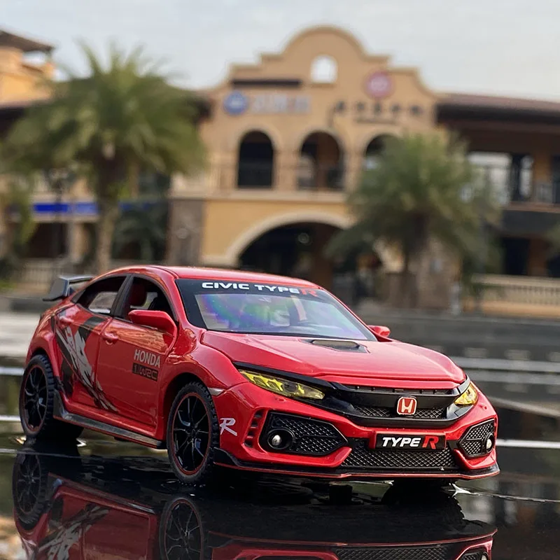 1:32 HONDA CIVIC TYPE R Alloy Sports Car Model Diecasts & Toy Vehicles ...