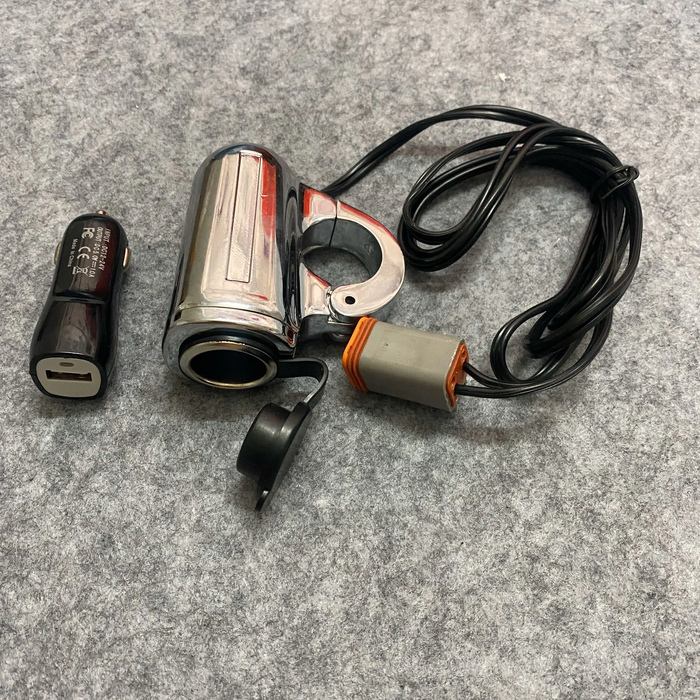 For Harley Sportster Touring Dyna Softail Custom Road King Usb Charger ...