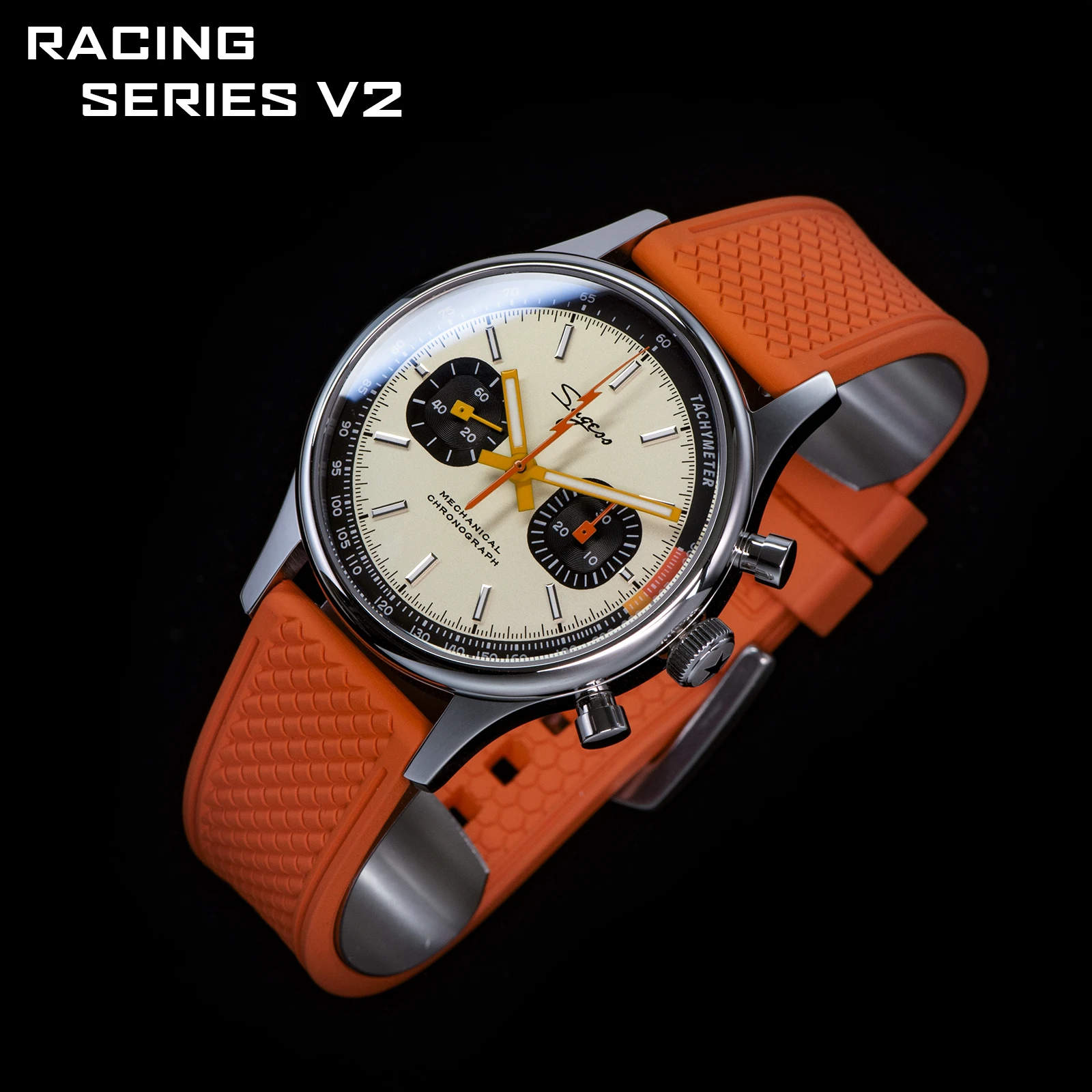 Sugess Pilot Watch ST19 Seagull Movement Swaneck Wristwatches ...