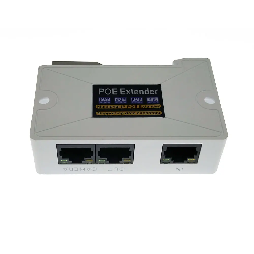 PoE Extender 1 input 2 POE output Support standard POE power supply 2MP ...
