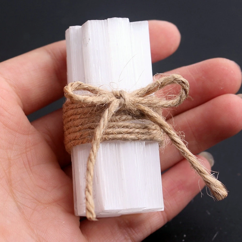 10pcs Natural Chips Gypsum White Quartz Rough Minerals Healing Stone ...