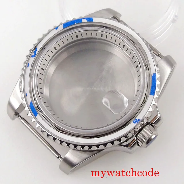 40mm Stainless Steel Watch Case With Chapter Ring For NH35 NH36 ...