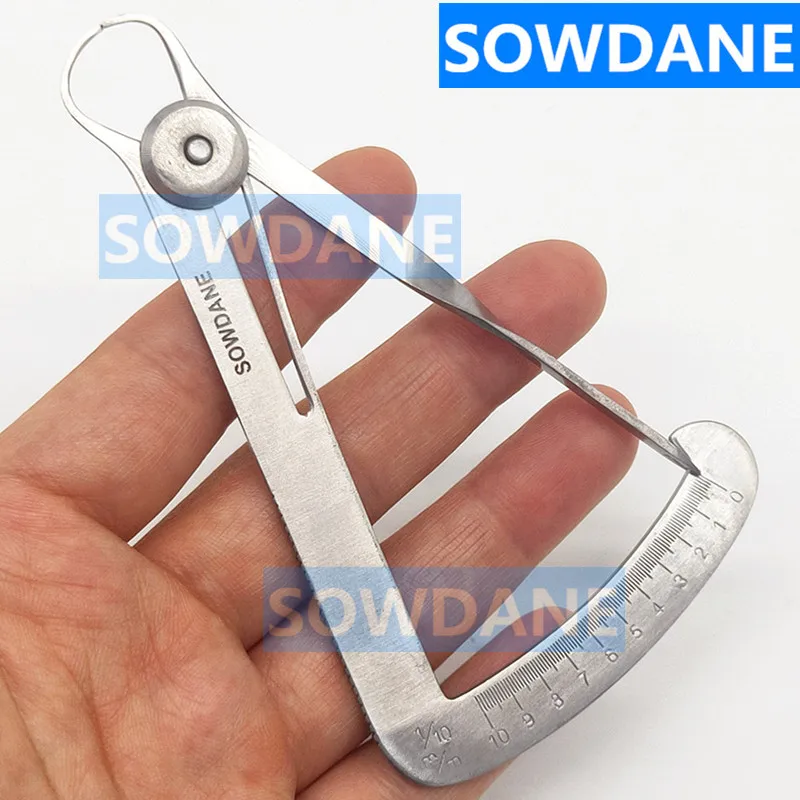 Stainless Steel Dental Crown Gauge Caliper Dental Lab Laboratory Metal ...