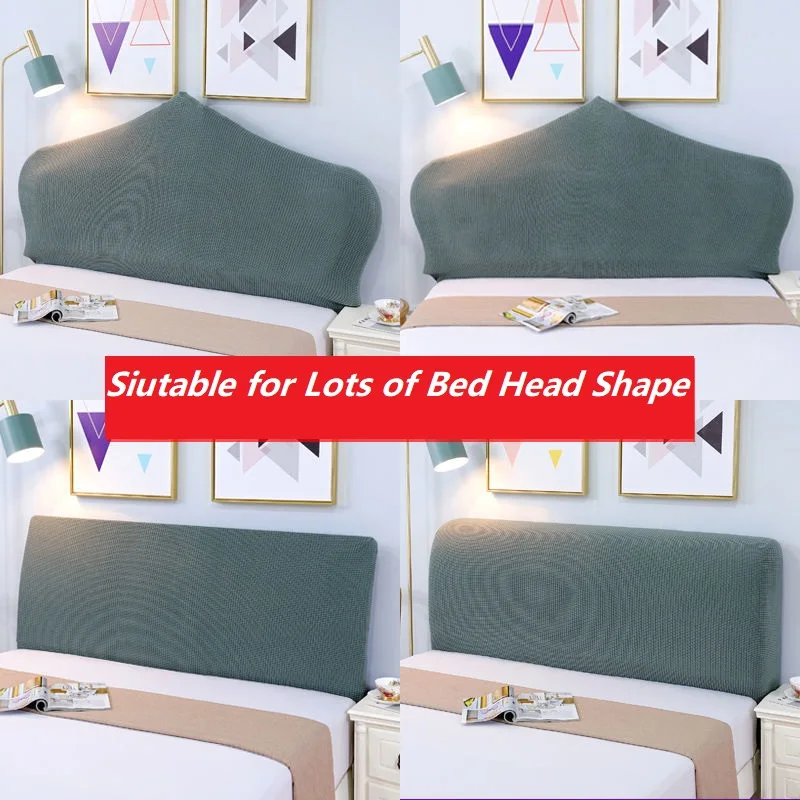 Solid-Color-All-inclusive-Head-Cover-Elastic-Headboard-Protector-Cover ...
