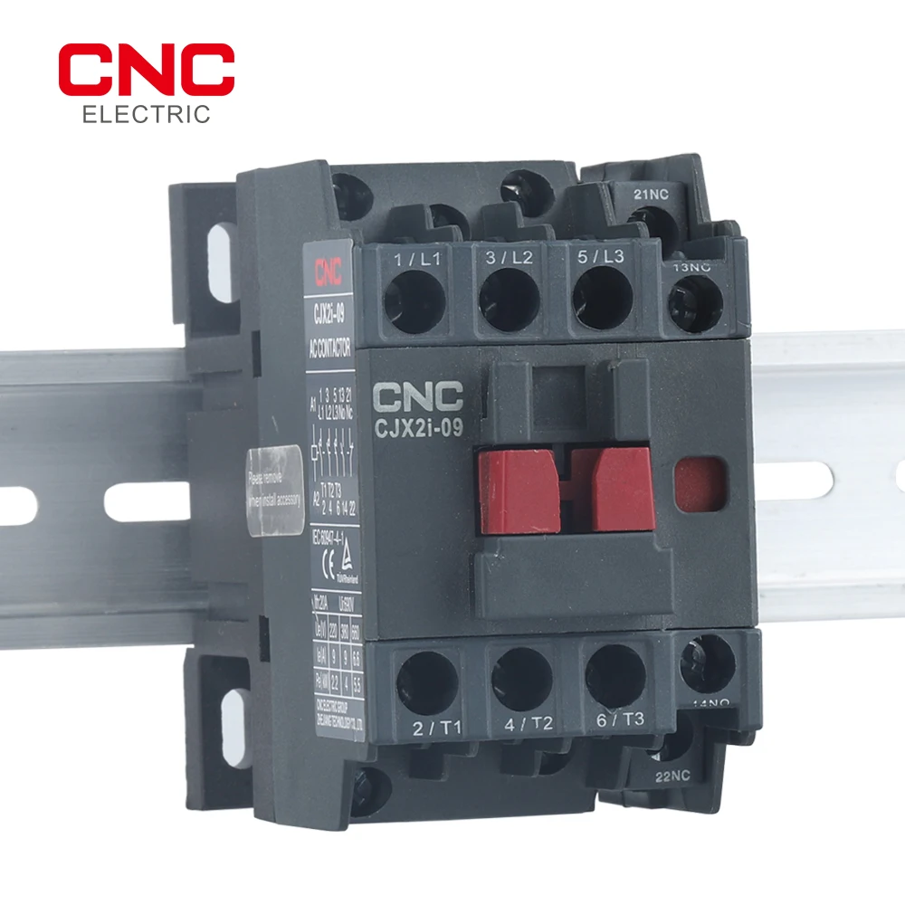 Cnc Ac Contactor 3P 220V 50/60Hz Cjx2I 1Nc 1No 9A/12A/18A/25A/32A Din Ray -Szerelt Háztartás ...