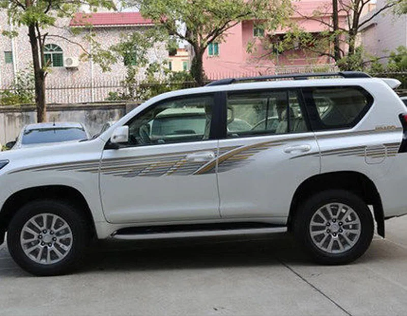 for TOYOTA PRADO 2700 2018 car Body color decorate sticker|Car Stickers ...