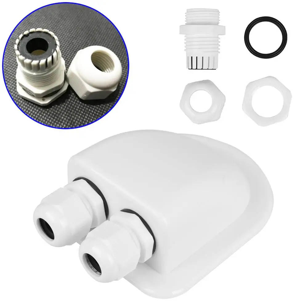 Double Wire Entry Gland Box Solar Panel Roof Wire Entry Gland Box Cable ...
