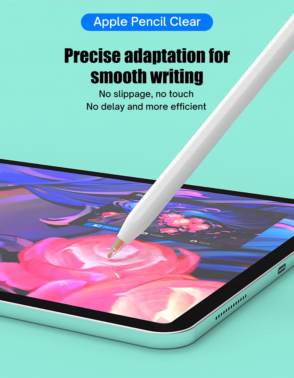 Stylets,Pointes de crayon pour Apple Pencil 1er-2e génération ...