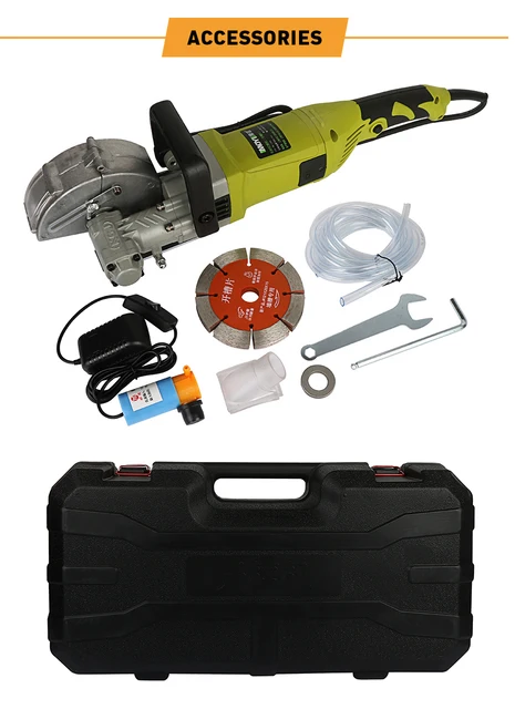 Wall Cutter Machine 4800W 6500RPM Wall Chaser, Concrete Slotting ...