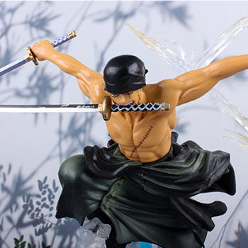 18cm One Piece Figure GK Roronoa Zoro PVC | One piece Merchandise | Up ...