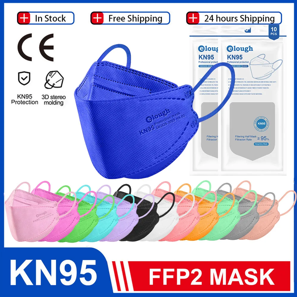 Elough Fpp2 | Ffpp2 Mask | Mask Face | Fish Mask | 3d Mask - Ffp2 ...