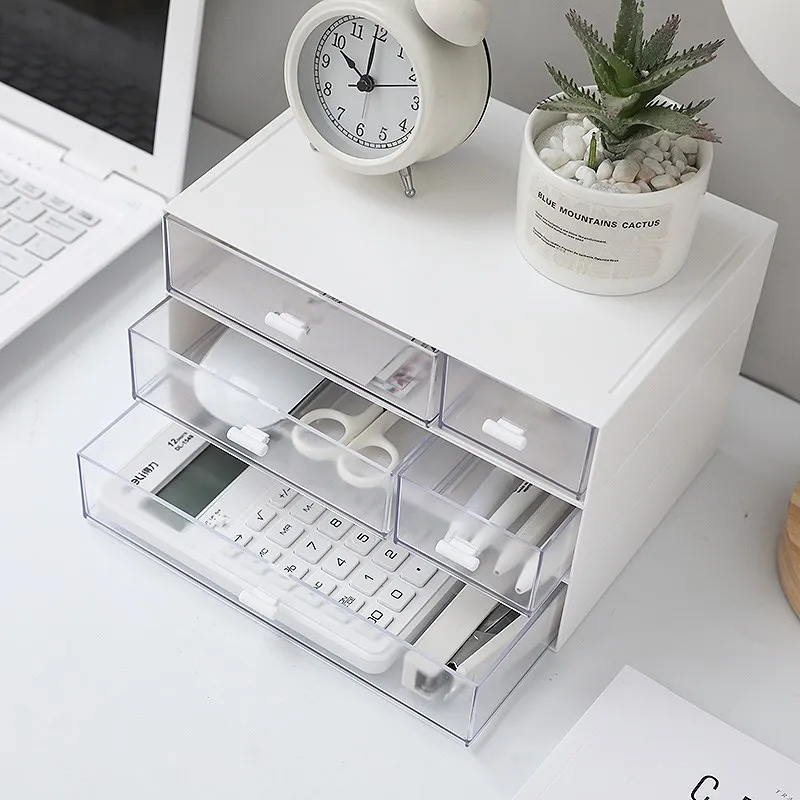 Multifunction-Large-Capacity-Drawer-Storage-Box-Stacking-Desk-Organizer ...