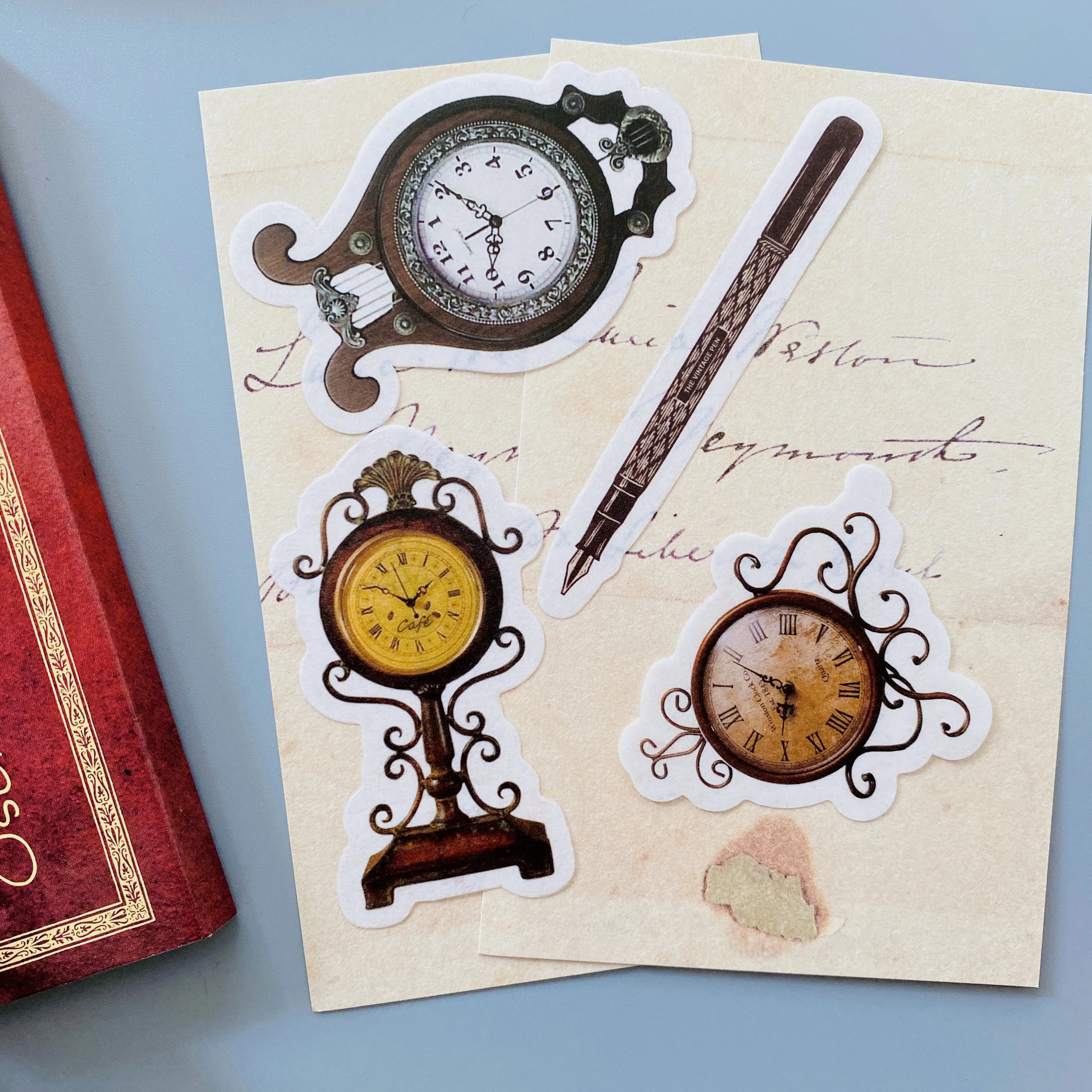 Vintage Clocks Collage