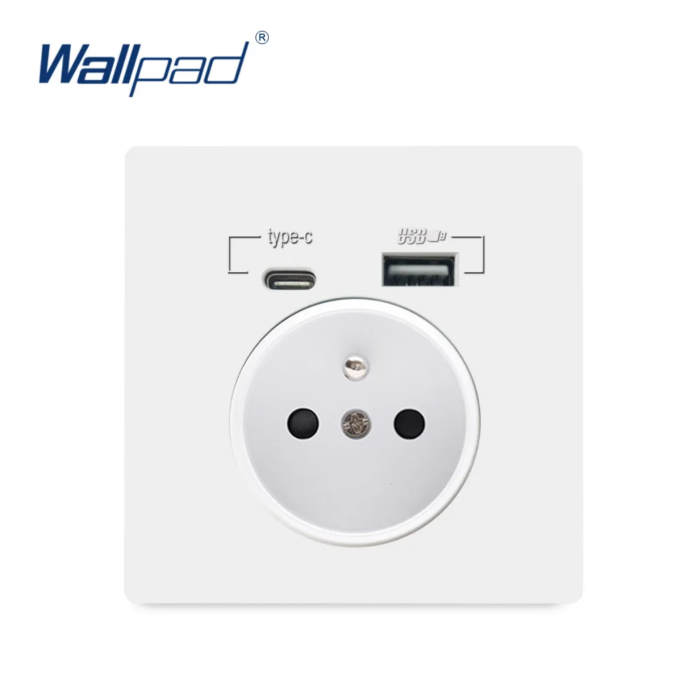 Prise-USB-type-c-5V-2100ma-adaptateur-de-chargeur-rapide-mural-prise-de ...