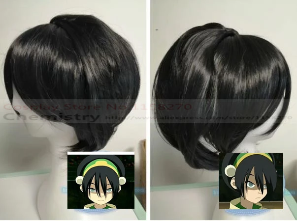 Toph Cosplay Wig