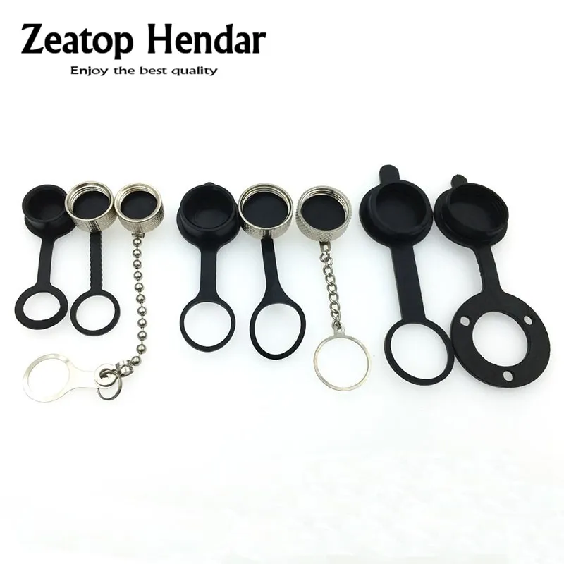 Rubber Cover Caps Connector | Metal Cover Caps Connector | Gx16 ...