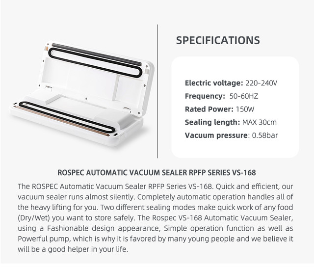 ROSPEC 자동 진공 실러 RPFP 시리즈 VS-168
