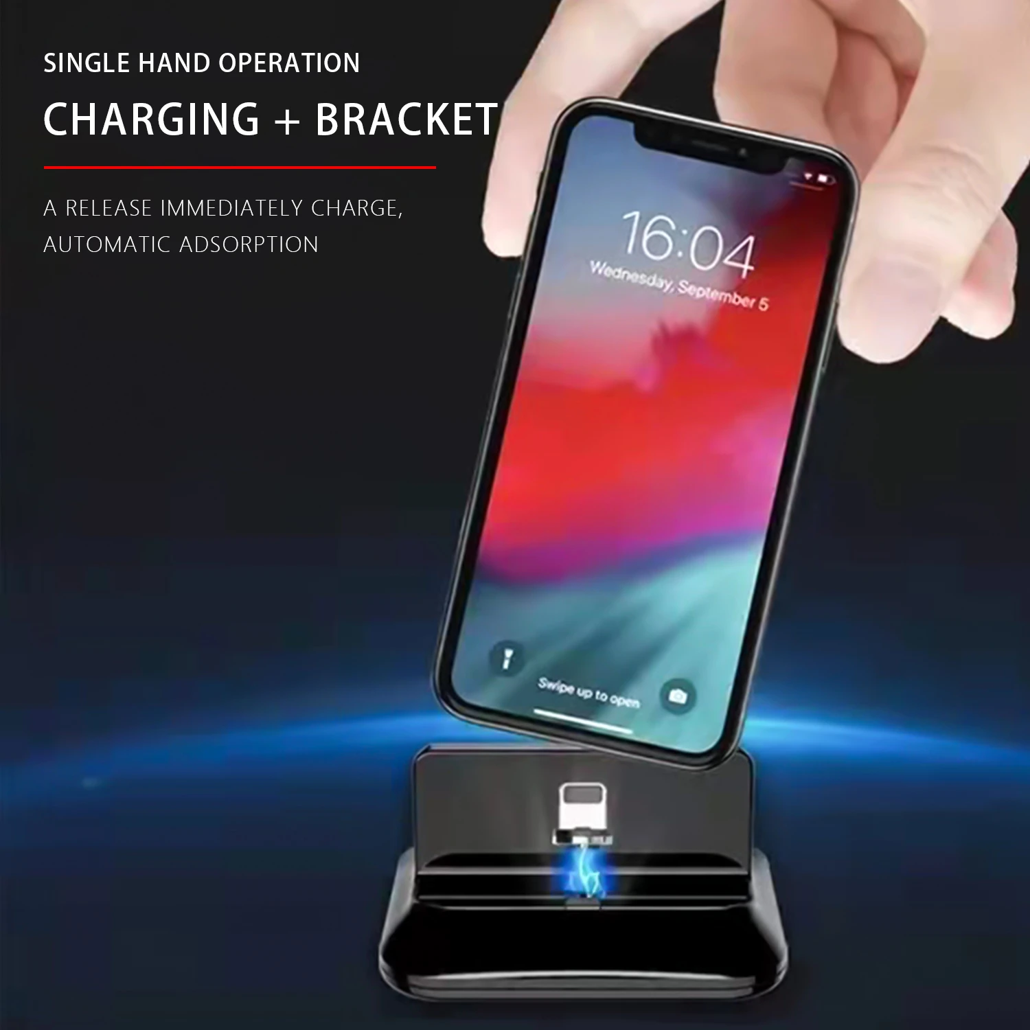 New Three in one Interface Fast Charging Holder Car Stand Portable ...
