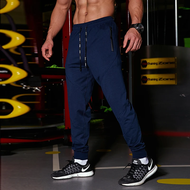Men Trousers Bodybuilding Breathable Long Pants Running Basketball ...