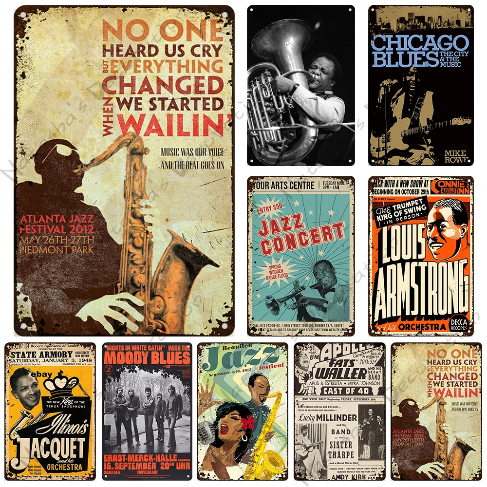 Vintage Jazz Concert Posters