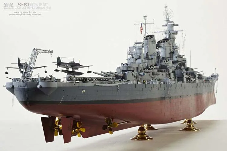 TRUMPETER 1/200 03705 USS Missouri BB 63 ชุด|ชุดการสร้างโมเดล| - AliExpress