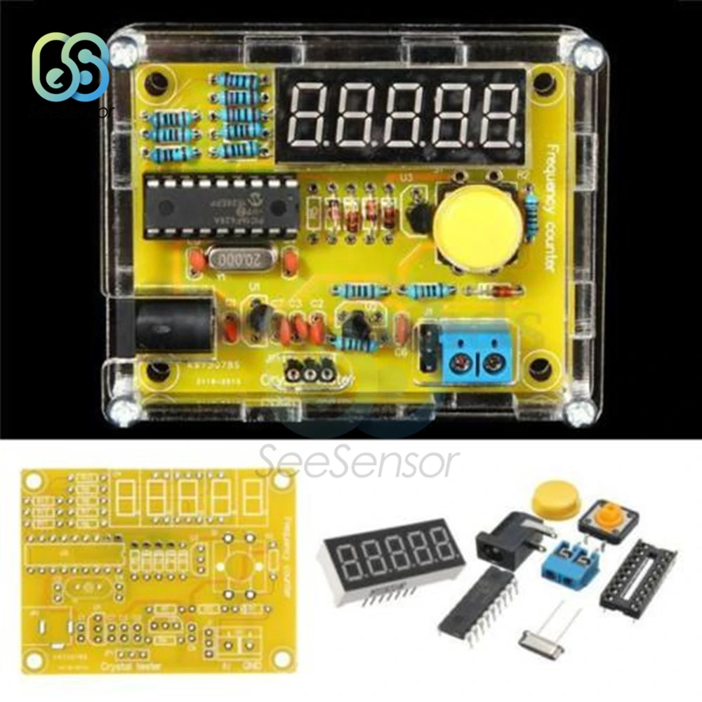 DIY-Kits-1Hz-50MHz-Crystal-Oscillator-Tester-Frequency-Counter-Meter ...