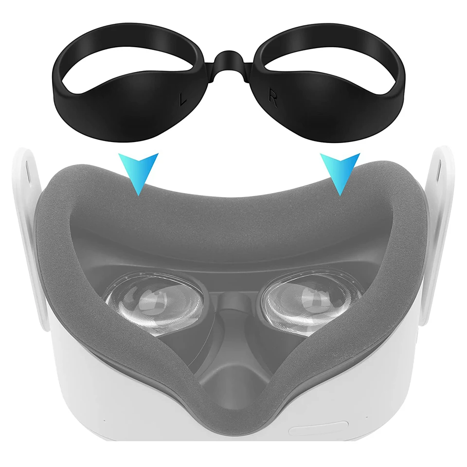 VR Leakage Light Blocker Lens Cover VR Accessories For Oculus Quest 2 ...