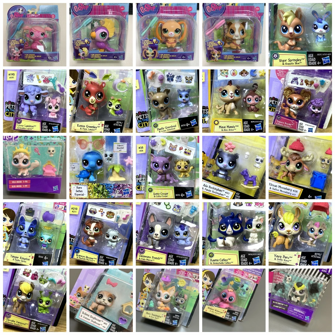 Authentic Littlest Mini LPS Pet Shop Animal Collie Dog Cat Deer Octopus ...