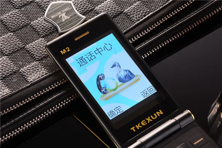 TKEXUN M2 Flip Metal Body Phone 3.0 Handwriting Screen Mobile Cellphone ...